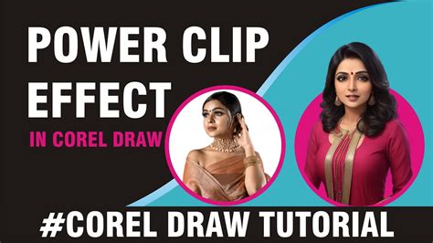power clip effect in corel draw how to insert image into circle