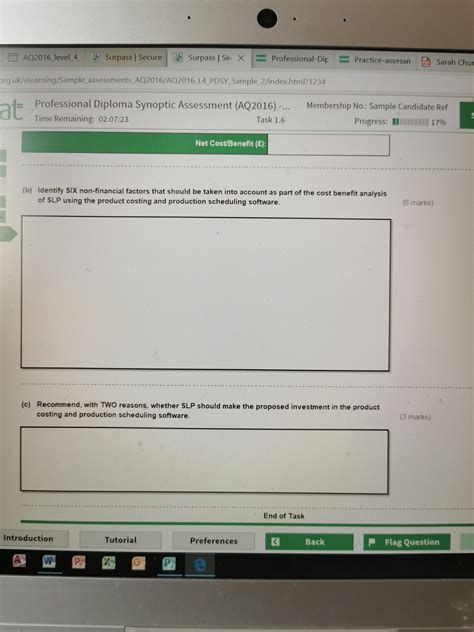 Cba Question Example — Aat Discussion Forums