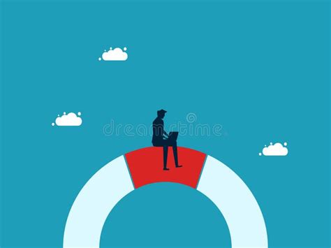 Problem Solved Successfully Businessman Successfully Connects Missing
