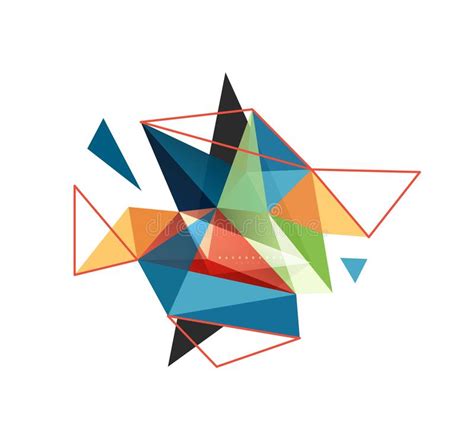 Vector Triangle Abstract Background Low Poly Concept Stock Vector Illustration Of Dark