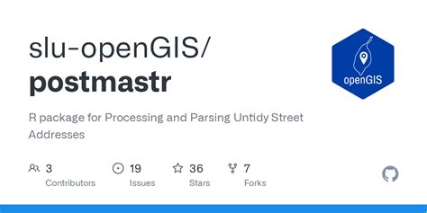 GitHub Slu OpenGIS Postmastr R Package For Processing And Parsing Untidy Street Addresses