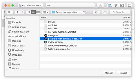 Import Swagger Aka Openapi Specification Definitions Rapidapi For
