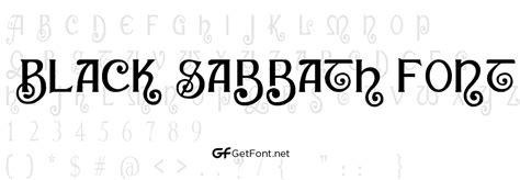 download the black sabbath font [updated] getfont
