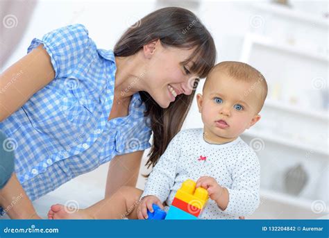 Baby And Mother Bonding Stock Photo Image Of Care Support