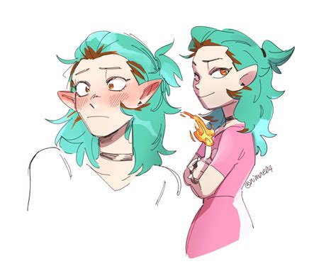 Safebooru 1girl Alternate Costume Amity Blight Artist Name Blush