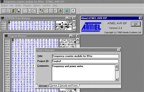 PROGRAMMING THE ATMEL AT S MICROCONTROLLER