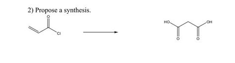 Propose A Synthesis Chegg Com