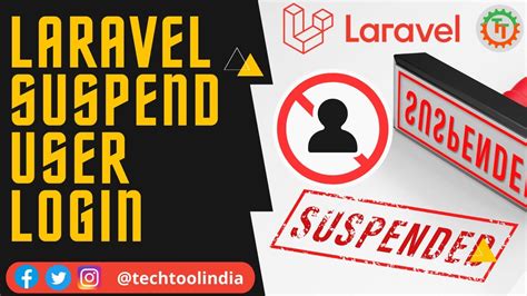 Laravel Suspend User Ban User In Laravel Disable Use In Laravel Laravel User Login Disable