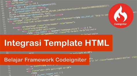 Belajar Codeigniter Mengirimkan Variabel Ke View Integrasi Dengan Template HTML YouTube