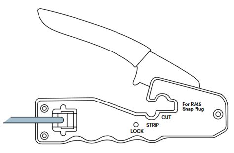 Easy RJ Crimp Tool Cat Networking Cable Monkey