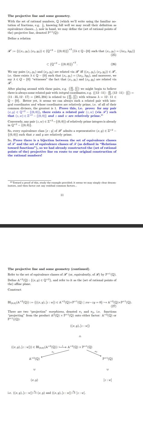 The Projective Line And Some Geometry With The Set