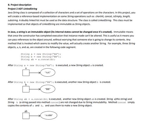 Solved B Project Description Project 2 Adt Linkedstring