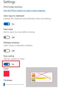 Add Outlines To Screen Captures Taken With Snip Sketch In Windows 10 I Have A PC
