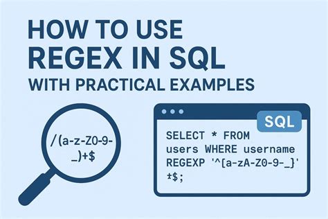How To Use Regex In Sql With Practical Examples Promoteproject Startup Growth Platform