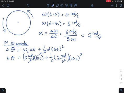 Solved 3 Starting From Rest A Wheel Undergoes A Constant Acceleration For 10 Seconds When T