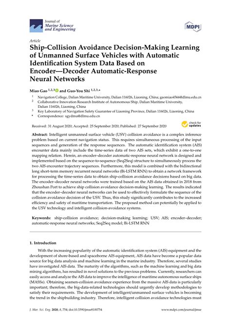 Pdf Ship Collision Avoidance Decision Making Learning Of Unmanned Surface Vehicles With