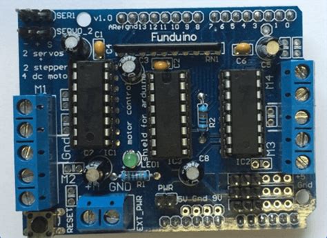 ultrasonic sensor hc sr04 with arduino motor shield