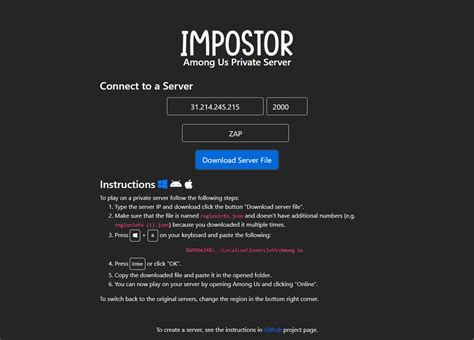 Among Us Connecting To The Server Zap Hosting Docs