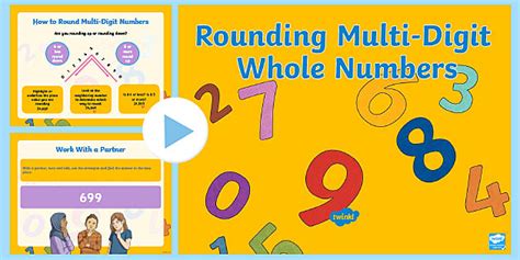 Rounding Multi Digit Whole Numbers Powerpoint Teacher Made