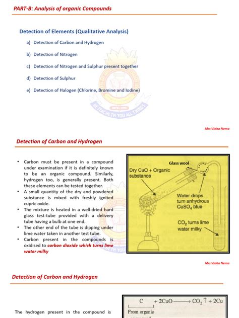 Analysis Of Organic Compounds Pdf