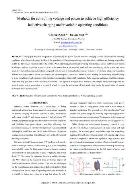 Pdf Methods For Controlling Voltage And Power To Achieve High Efficiency Inductive Charging