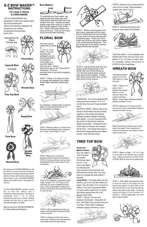 Ribbon Magic Bow Maker Instructions At Linda Aucoin Blog