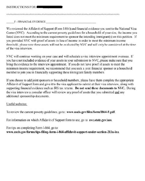 NVC Checklist Letter National Visa Center Dept Of State VisaJourney