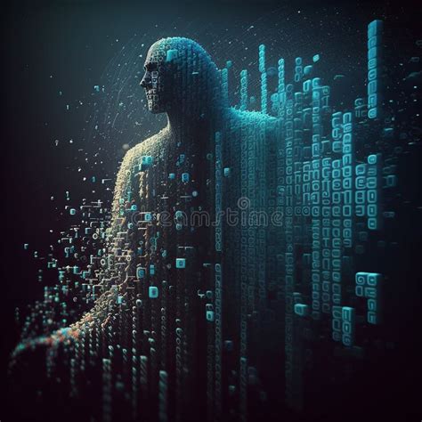 Code Flowing Matrix Style Stock Illustration Illustration Of Science Hacker