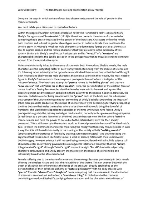 Compare The Ways In Which Writers Of Your Two Chosen Texts Present The
