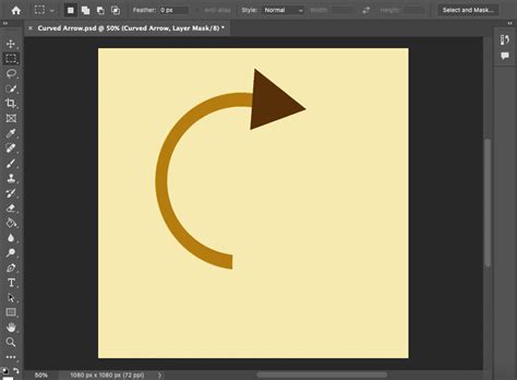 How To Draw A Curved Arrow In Photoshop