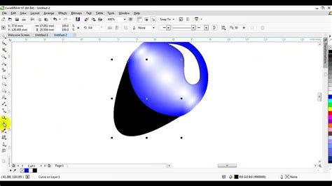 How To Create Drop Water Easy Easy In Coreldraw Youtube