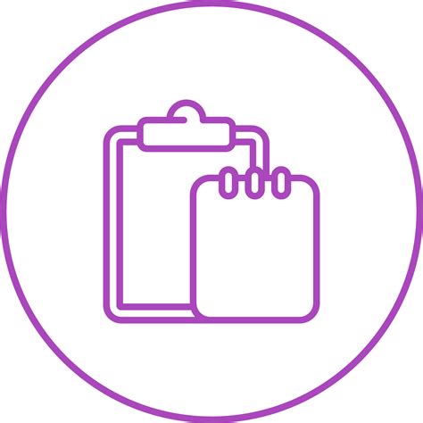 Task List With Writing Pad Vector Icon Vector Art At Vecteezy