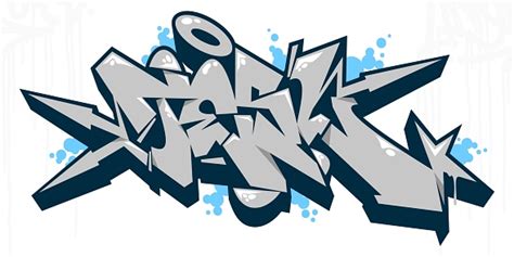 트렌디한 추상 도시 그래피티 거리 예술 단어 테슬 레터링 벡터 일러스트레이션 템플릿 요소 개념에 대한 스톡 벡터 아트 및 기타