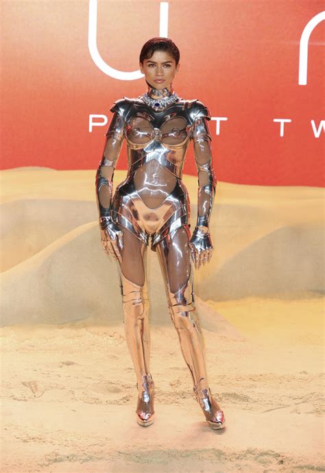 Zendaya Shows Off Bare Butt And Breasts At Dune Part Two Premiere In