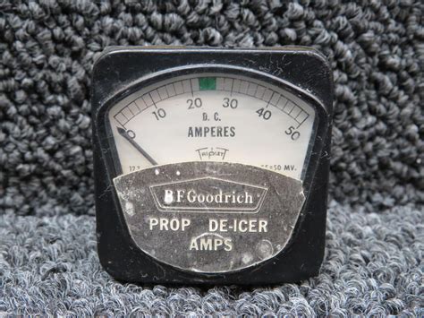 3e1886 4 Bf Goodrich Propeller Flight 0 50 Amp De Ice Ammeter Indicator