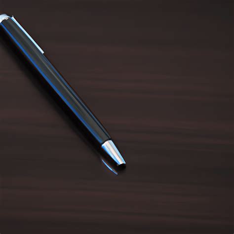 Pen On Table Graphic Creative Fabrica