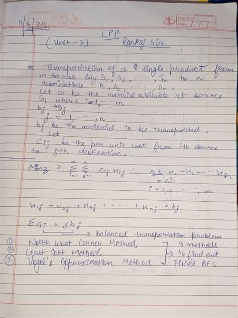 Lpp Transportation Problem Pdf
