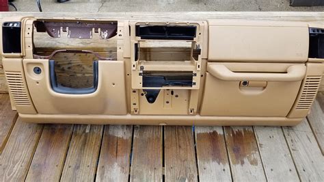 1997 2000 Jeep Tj Wrangler Oem Complete Dash Assembly Dashboard Saddle
