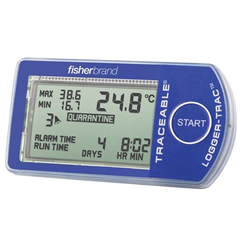 Fisherbrand Traceable Logger Trac Temperature Datalogger Range 35 To