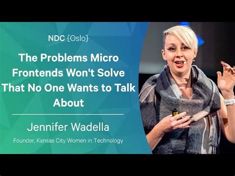 ndc conferences talk the problems micro frontends won t solve that no