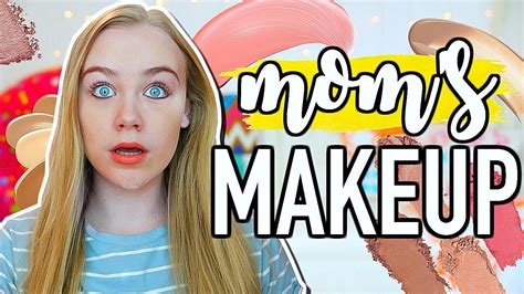 Full Face Using My Moms Makeup Youtube