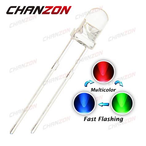 Aliexpress Com Buy Pcs Mm RGB Led Mm Tricolor Round Water Clear LED Light Emitting Diode