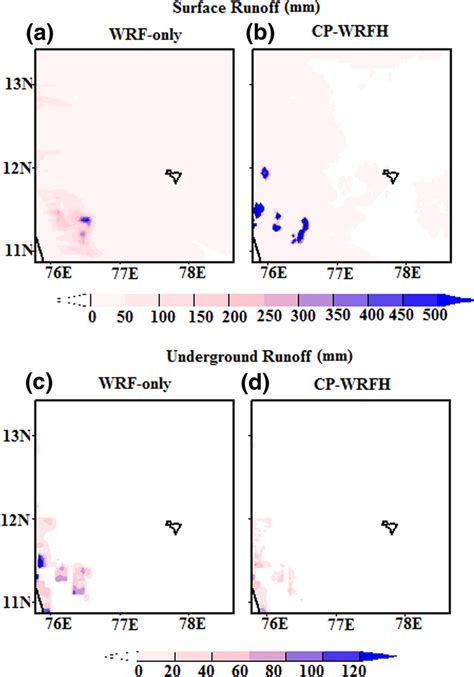 A Comparative Evaluation Of Simulated Surface Runoff A B Mm And Download Scientific Diagram