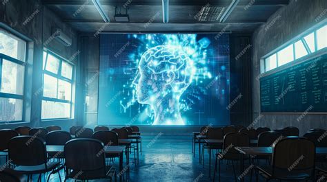 Ai In Education Tech Learning In Digital Classrooms Premium Ai Generated Image
