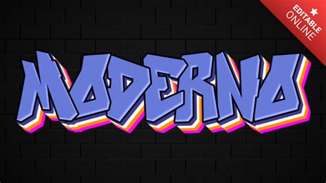 Moderno TexStudio Text Effect Generator