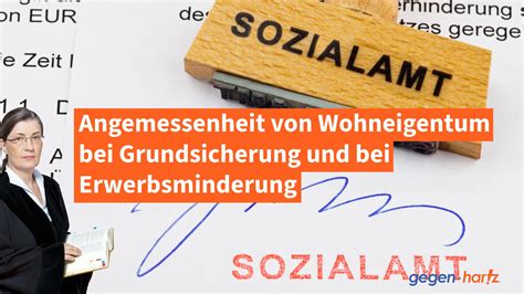 Sozialhilfe Angemessenheit Von Wohneigentum Bei Grundsicherung Im