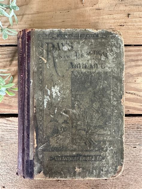 Rays New Practical Arithmetic Bookantique School Book 1877farmhouse