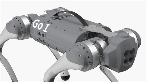 Robot Unitree Go1 Silver Rigged For Cinema 4d 3d Model Turbosquid 2193917