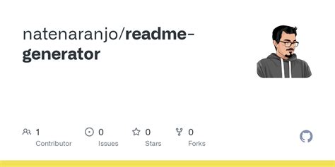 GitHub Natenaranjo Readme Generator