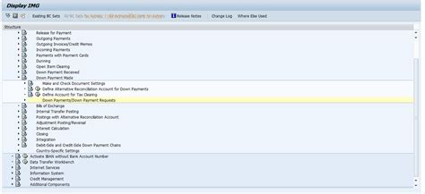 FPDP CUSTOMIZING SAP Tcode Down Payments
